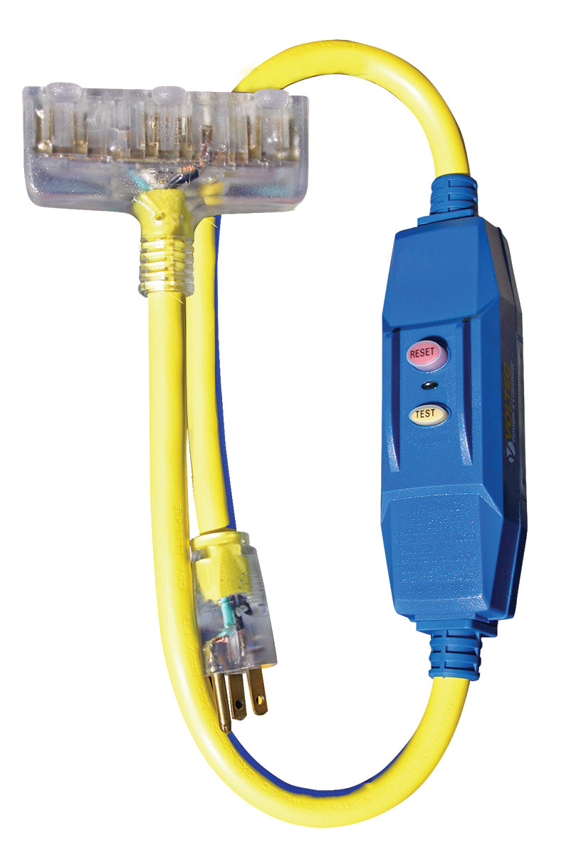 20 Amp In-Line GFCI with Power Block - 12 gauge